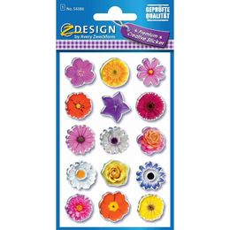 Avery Zweckform - Premium Creative 3D Sticker Blumen