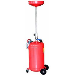NEOLD-17 Pneumatischer Ölauffangbehälter 80 Liter - Rot - VARAN MOTORS