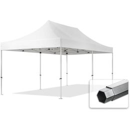 3x6 m Faltpavillon PROFESSIONAL Alu 40mm, weiß - weiß