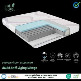 AH24 DUOPUR Anti-Aging Premium Visco Memory Foam & Gelschaum Matratze 100x200