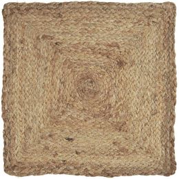 IB Laursen Platzmatte Setzgedeck quadratisch aus Jute, 35 x 35 cm