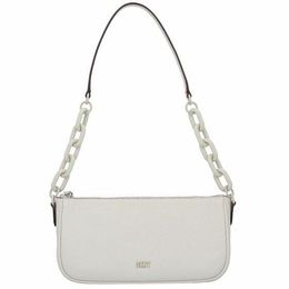 DKNY Frankie Schultertasche Leder 27 cm pebble