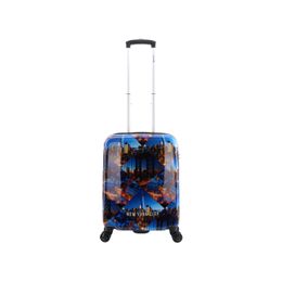 Koffer Saxoline "New York" Gr. B/H/T: 20 cm x 55.00 cm x 20 cm, bunt (mehrfarbig) Koffer Trolleys