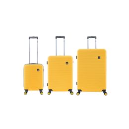 Koffer National Geographic "ABROAD" Gr. B/H/T: 35.00 cm x 54.00 cm x 20.00 cm, gelb Koffer Trolleys