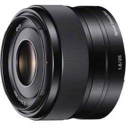 Sony Festbrennweiteobjektiv "SEL-35F18 E-Mount Standard" Objektive schwarz Objektiv mit Festbrennweite