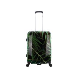Koffer Saxoline "Palm Leaves" Gr. B/H/T: 44.00 cm x 67.00 cm x 25.00 cm, bunt Koffer Trolleys