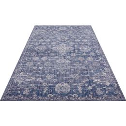 Outdoorteppich NOURISTAN "Alexandria" Teppiche Gr. B/L: 155 cm x 235 cm, 3 mm, 1 St., blau Orientalische Muster