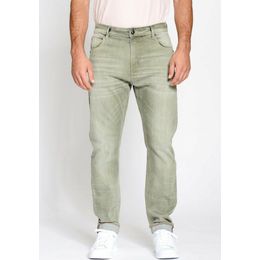 Gang Loose-fit-Jeans 94ALESSIO mit modischen, weiten Beinverlauf, grün