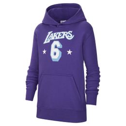 Los Angeles Lakers Nike NBA-Fleece-Hoodie für ältere Kinder - Lila