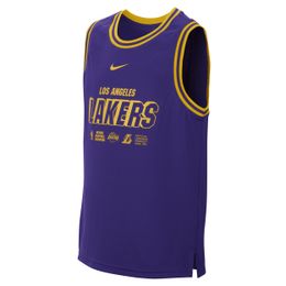 Los Angeles Lakers Courtside Nike Dri-FIT DNA NBA-Tanktop für ältere Kinder (Jungen) - Lila