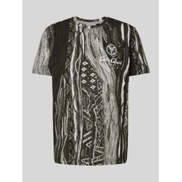 Carlo Colucci T-Shirt mit Label-Print