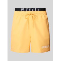 Calvin Klein Underwear Badehose mit elastischem Label-Bund