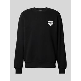 Carhartt Work In Progress Sweatshirt mit Label-Print Modell 'HEART BANDANA'