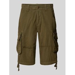 Alpha Industries Regular Fit Cargoshorts mit Tunnelzügen Modell 'JET SHORT'