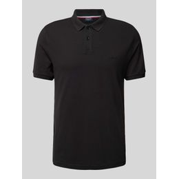 HECHTER PARIS Poloshirt mit Label-Stitching