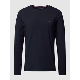 Tommy Hilfiger Slim Fit Longsleeve mit Label-Stitching