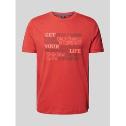 Lerros T-Shirt mit Statement-Print