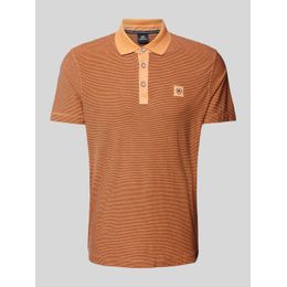 Lerros Poloshirt mit Label-Stitching