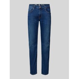 Petrol Slim Fit Jeans im 5-Pocket-Design