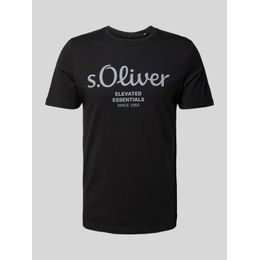 s.Oliver RED LABEL T-Shirt mit Label-Print