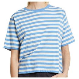 DEDICATED - Women's T-Shirt Vadstena Stripes - T-Shirt Gr XS blau