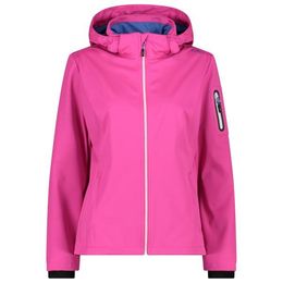 CMP - Women's Light Softshell Jacket Zip Hood - Softshelljacke Gr 34 rosa