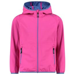 CMP - Girl's Jacket Fix Hood Light Softshell - Softshelljacke Gr 176 rosa