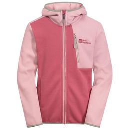 Jack Wolfskin - Kid's Actamic Grid Midlayer - Fleecejacke Gr 164 rosa