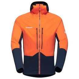 Mammut - Eiger Nordwand Midlayer Hybrid Hooded Jacket - Softshelljacke Gr S orange