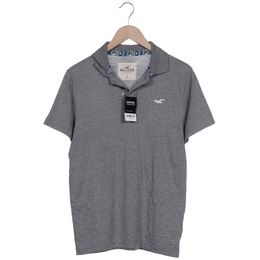 Hollister Herren Poloshirt, grau, Gr. 48