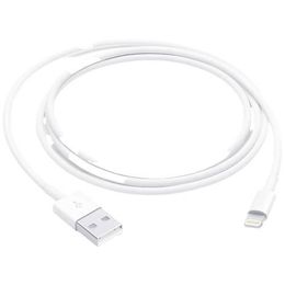 Apple Apple iPad/iPhone/iPod Anschlusskabel [1x Lightning - 1x USB-A] 1.00 m Weiß