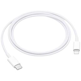 Apple Apple iPad/iPhone/iPod Anschlusskabel [1x USB-C® Stecker - 1x Lightning] 1.00 m Weiß
