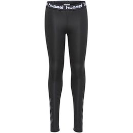 Hummel Leggings (1-tlg), schwarz