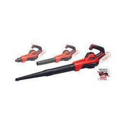 Einhell Akku-Laubbläser GE-UB 18/250 Li E-Solo, 18Volt, Laubgebläse rot/schwarz, ohne Akku und Ladegerät Leistung/Spannung: Akku-Betrieb, 18Volt Luftstromgeschwindigkeit: 250 km/h Funktionen: Blasen Betriebsart: Akku