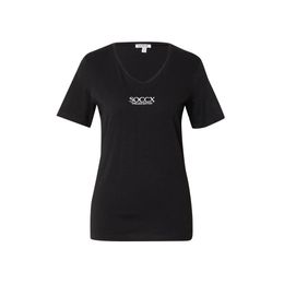 SOCCX T-SHirt 'HAP:PY' Damen Gr&ouml;&szlig;e XS schwarz / wei&szlig;