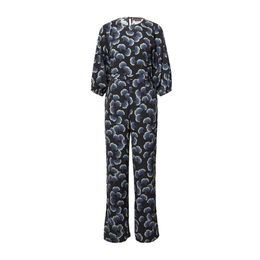 Traffic People Jumpsuit 'Charlie' Damen Gr&ouml;&szlig;e XS marine / nachtblau / hellgr&uuml;n