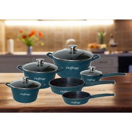 12-Teilig Kochtopf Set Induktion Diamant