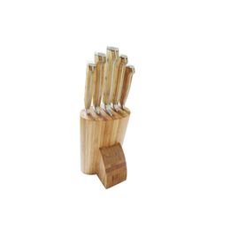 Sch&auml;fer Messerset 6-teilig Bambusblock