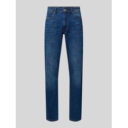 Petrol Slim Fit Jeans im 5-Pocket-Design