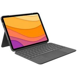 Logitech COMBO TOUCH Tablet-Tastatur grau geeignet für Apple iPad Air 4. Gen (2020), Apple iPad Air 5. Gen (2022)