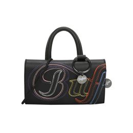 Buffalo Schultertasche On String Neo, mit verstellbarem Nylonriemen, schwarz