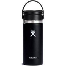 Hydro Flask Trinkflasche 16 OZ WIDE FLEX SIP LID, 473 ml, schwarz