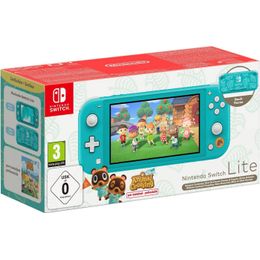 Nintendo Switch Lite Animal Crossing: New Horizons Timmy & Tommy Edition, blau