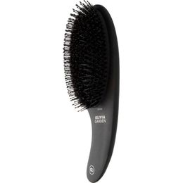 Olivia Garden Haarbürste EXPERT CARE CURVE Boar&Nylon Bristles Matt Black, schwarz