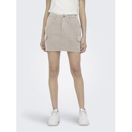 Only Minirock ONLMALFY LIFE SHORT CARGO SKIRT PNT, beige