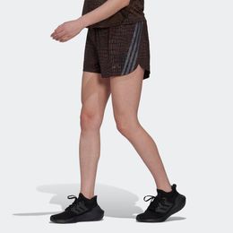 Adidas Run Icons 3-Streifen Crocodile Print Running Shorts