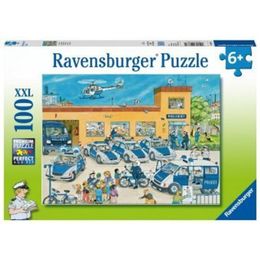 RAVENSBURGER VERLAG Ravensburger Kinderpuzzle - 10867 Polizeirevier - Puzzle für Kinder ab 6 Jahren, mit 100 Teilen im XXL-Format