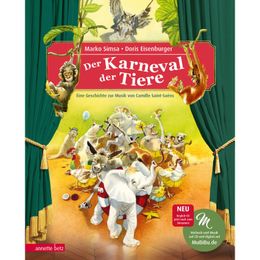 Der Karneval der Tiere (Das musikalische Bilderbuch mit CD und zum Streamen) - Marko Simsa, Gebunden