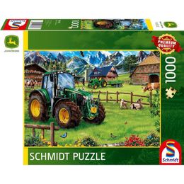 Schmidt Spiele Alpenvorland mit Traktor: John Deere 6120M