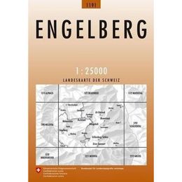 Swisstopo 1191 Engelberg, Karte (im Sinne von Landkarte)